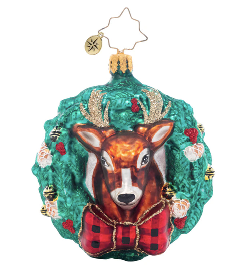 Christopher Radko | Rustic Reindeer Wreath - Gem – RUBAIYAT